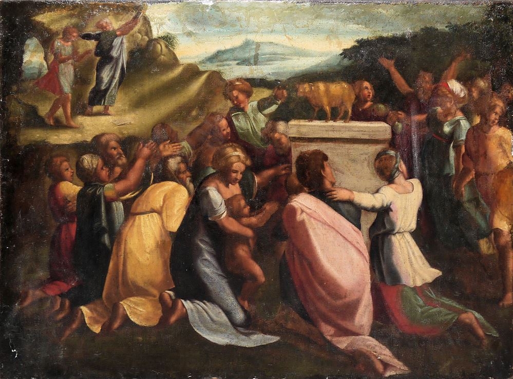 Raffaello Sanzio | Tanz um das goldene Kalb | MutualArt