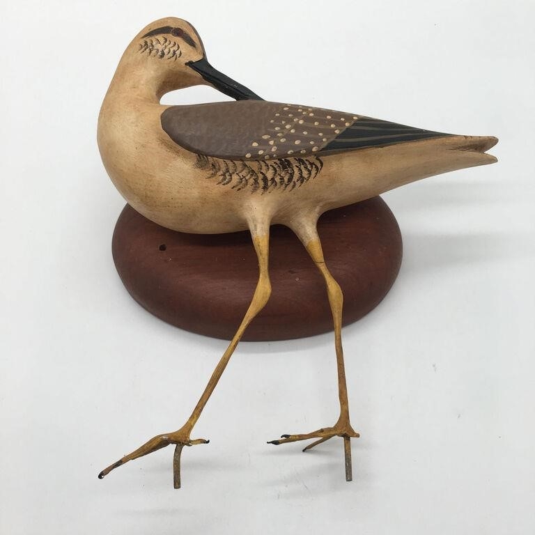 Bob Lee | Signed Bob Lee Hand Carved & Painted Bird | MutualArt