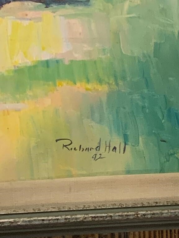 Richard Hall | Signed Richard Hall Oil On Canvas | MutualArt