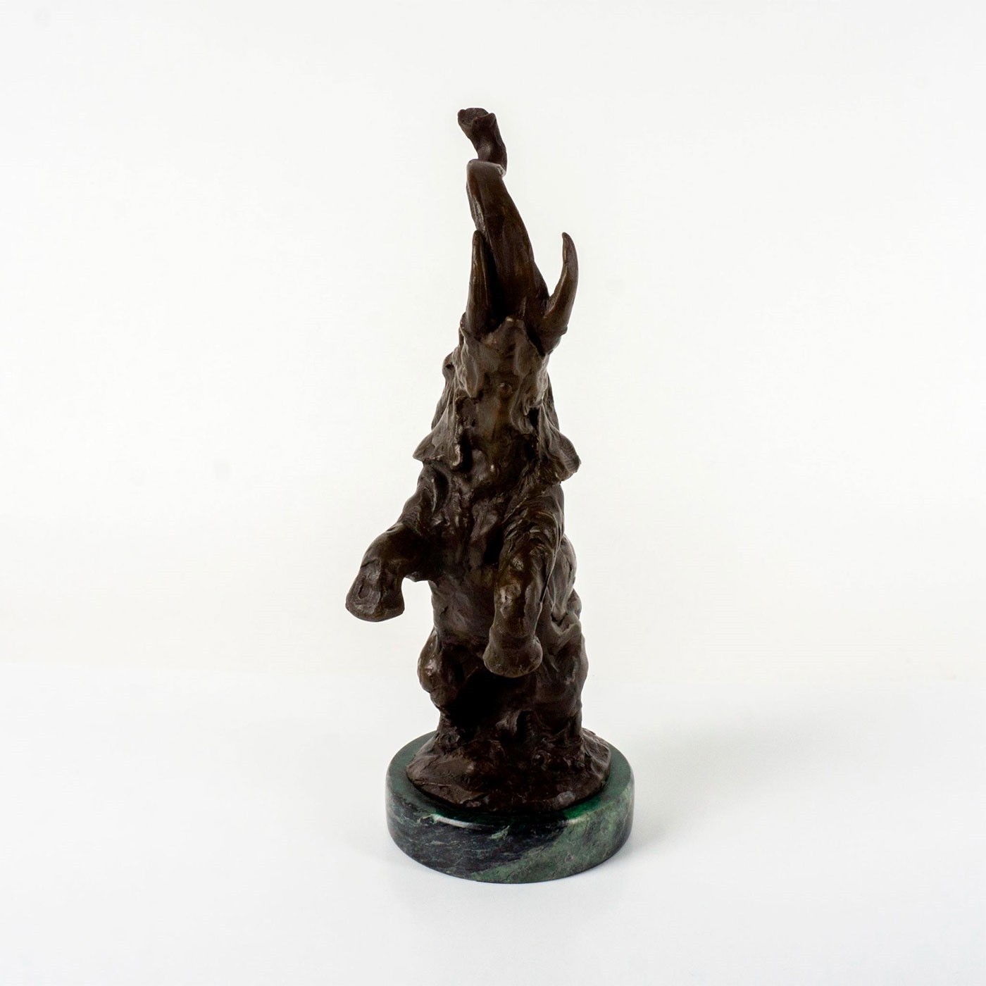 Marcel Debut | A standing up elephant with his trunk up | MutualArt