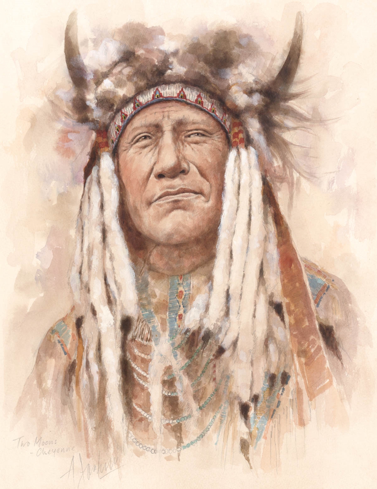 Alex Jawdokimov | Two Moons-Cheyenne | MutualArt