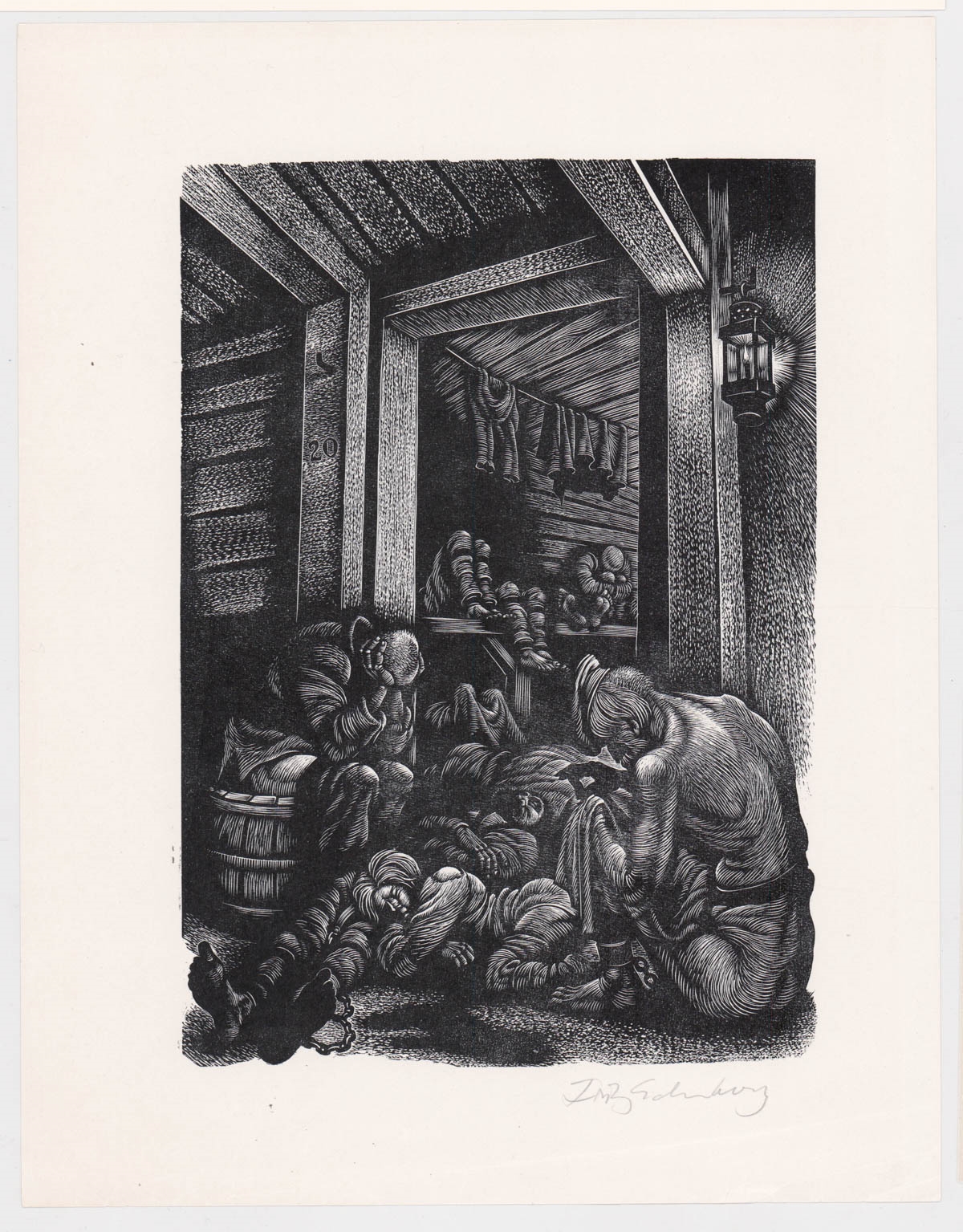 Fritz Eichenberg | Twelve (12) wood engravings | MutualArt