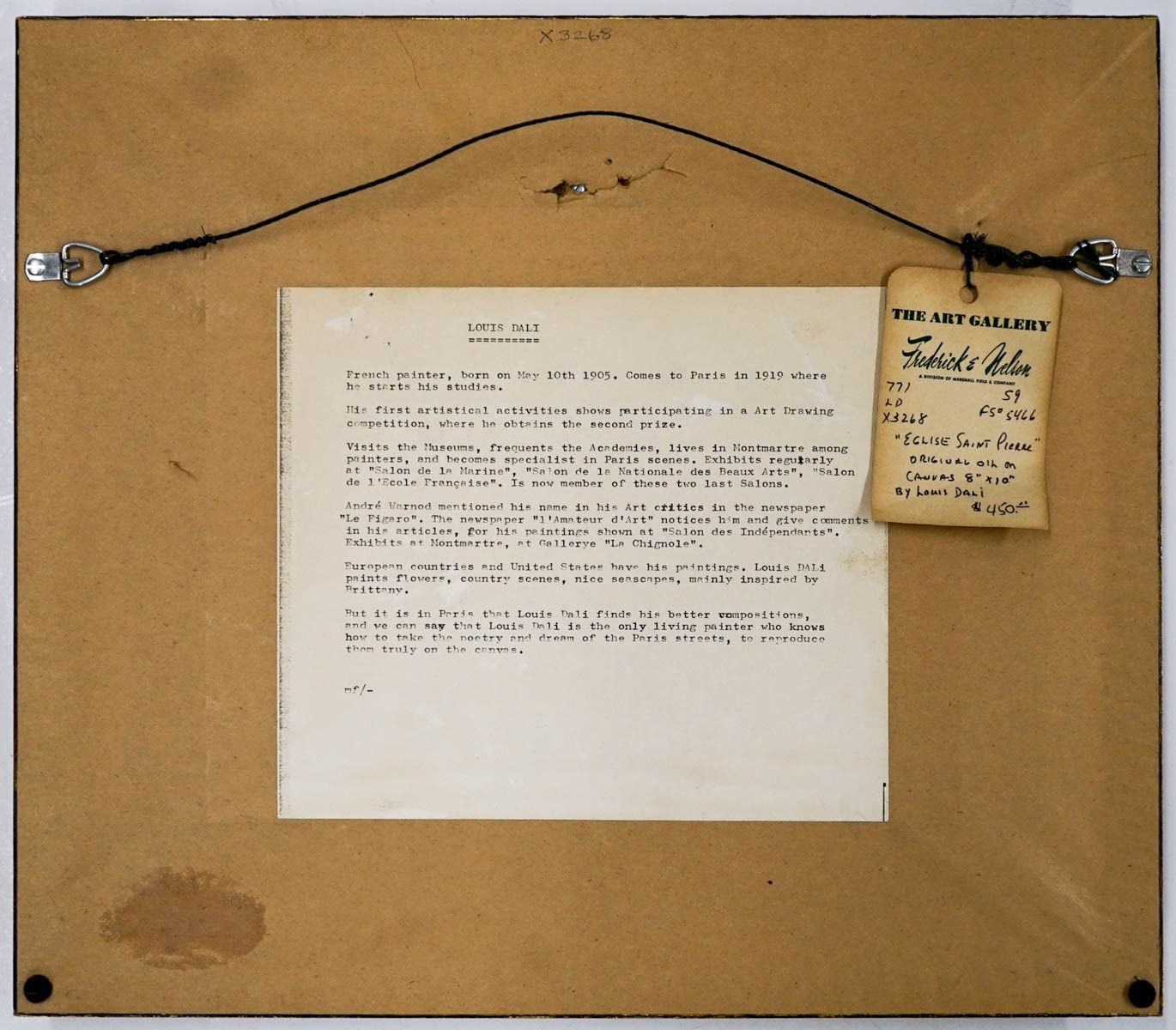 Louis Dali | Group of three original oil paintings on canvas | MutualArt