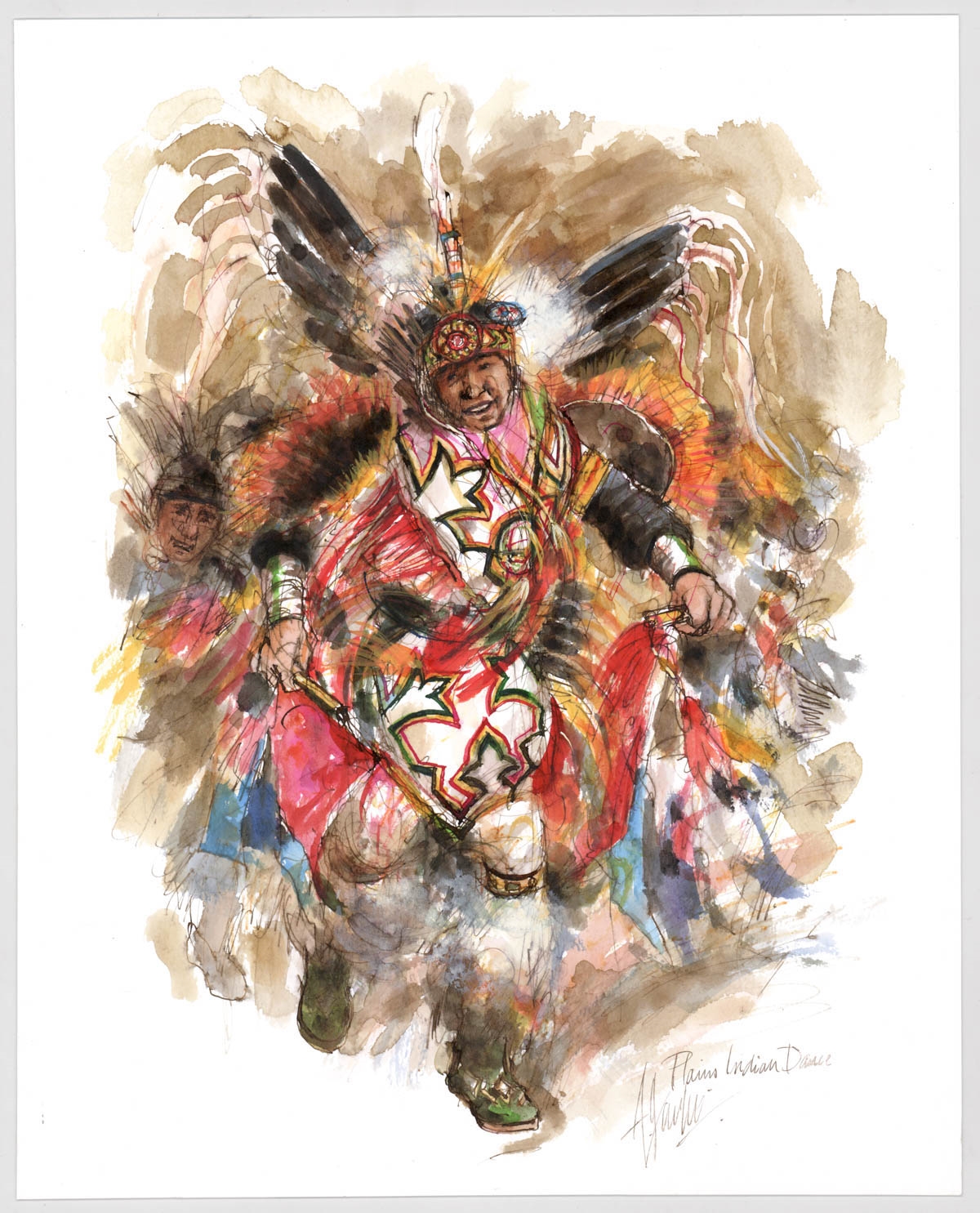 Alex Jawdokimov | Plains Indian Dance (1937) | MutualArt