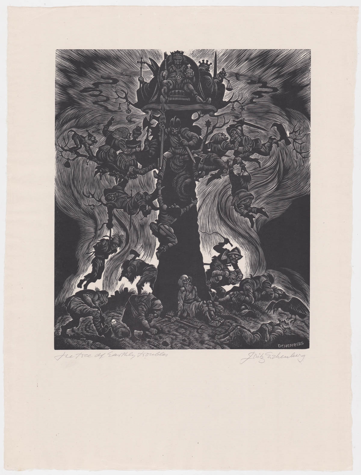 Fritz Eichenberg | Six (6) wood engravings | MutualArt