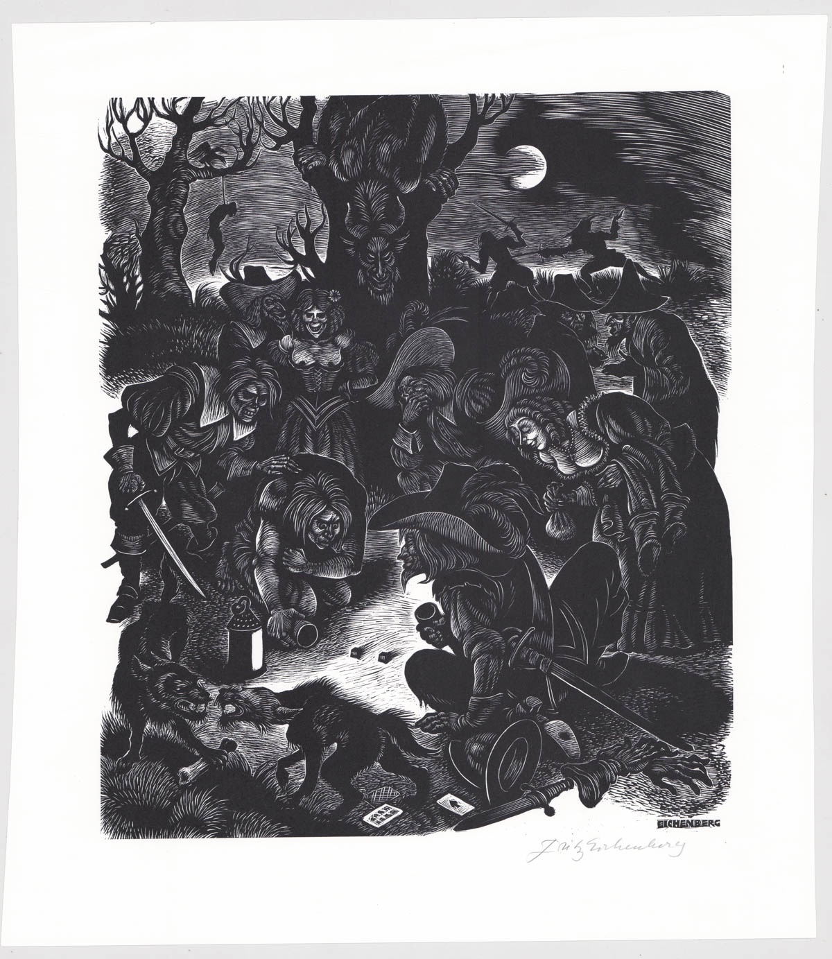 Fritz Eichenberg | (5) Five Fritz Eichenberg Wood Engravings | MutualArt