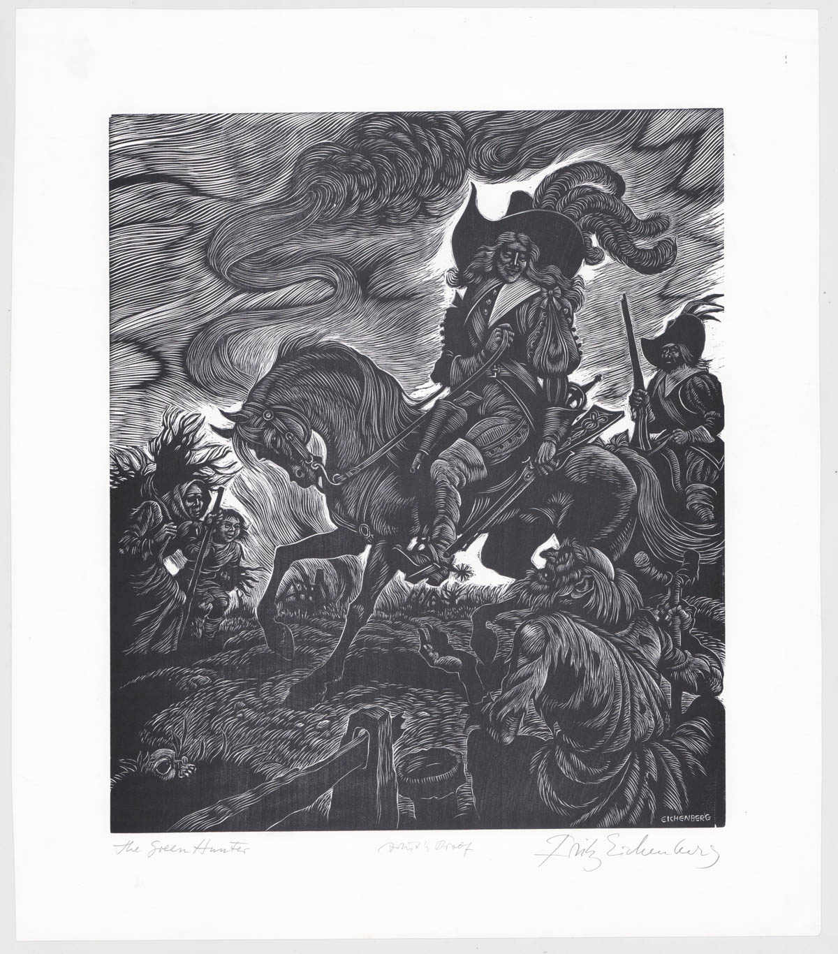 Fritz Eichenberg | (5) Five Fritz Eichenberg Wood Engravings | MutualArt