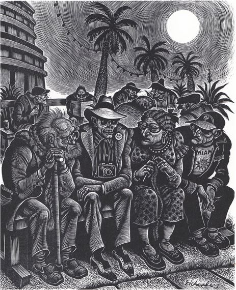 Fritz Eichenberg | Sunset | MutualArt