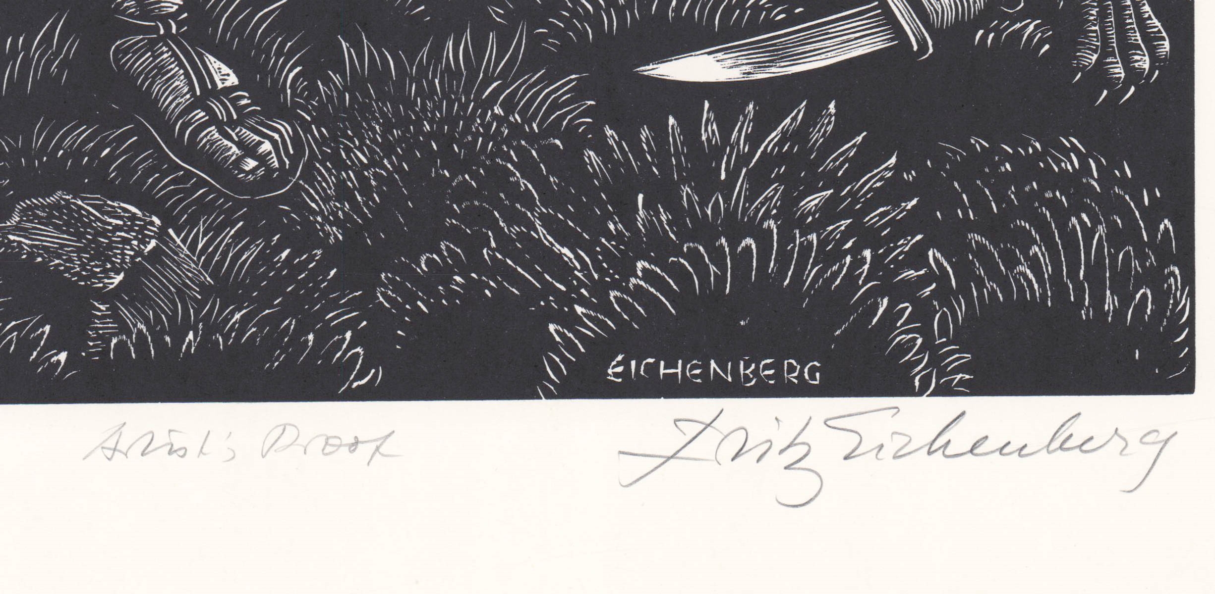 Fritz Eichenberg | The Shepherd and the Wolf | MutualArt
