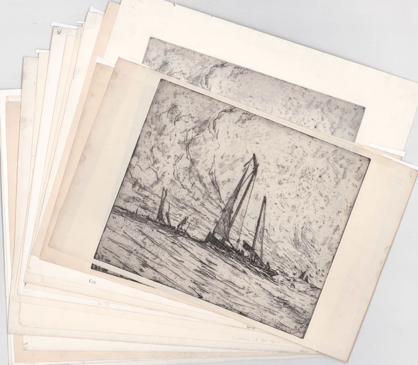Nelson Dawson | Seventeen (17) etchings | MutualArt