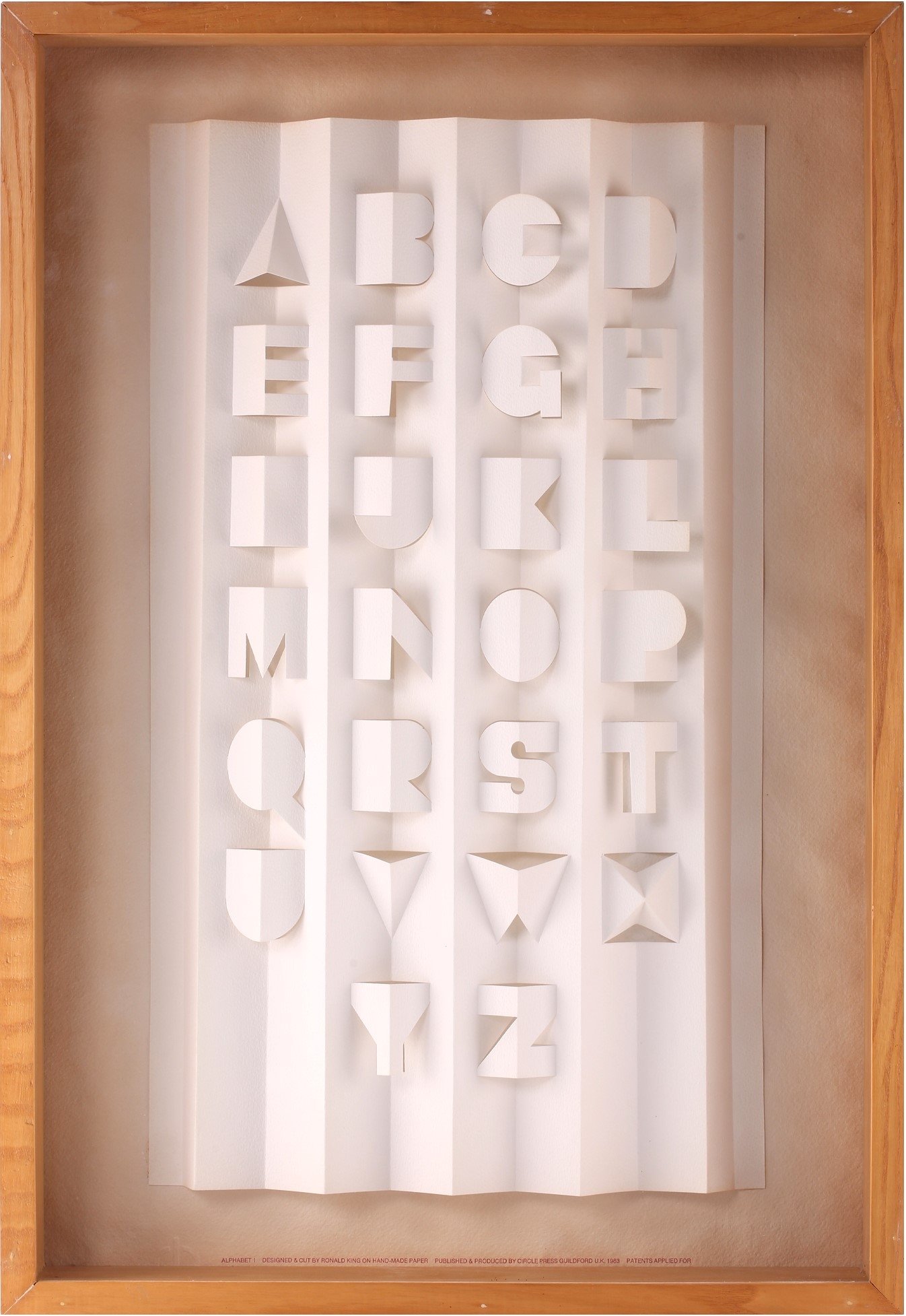 Ronald King | Alphabet I (1983) | MutualArt