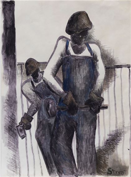 Thelma Johnson Streat | Black Kings (1945 - 1950) | MutualArt