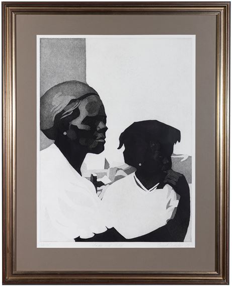 Ernest Crichlow | Mother and Child (1988) | MutualArt