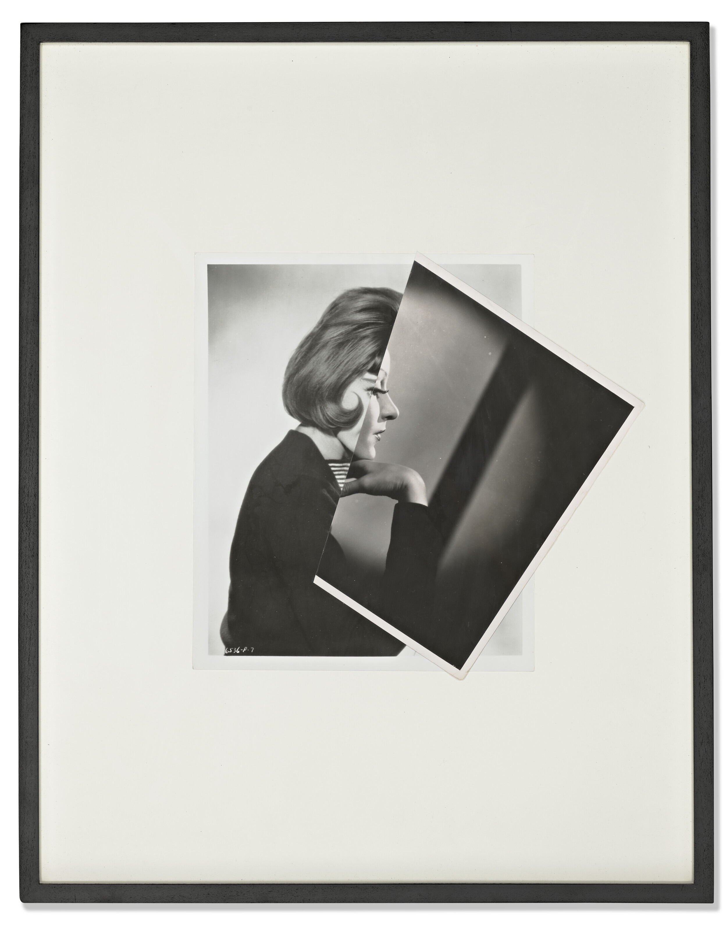 John Stezaker | HE (FILM PORTRAIT COLLAGE) XXIV (2012) | MutualArt