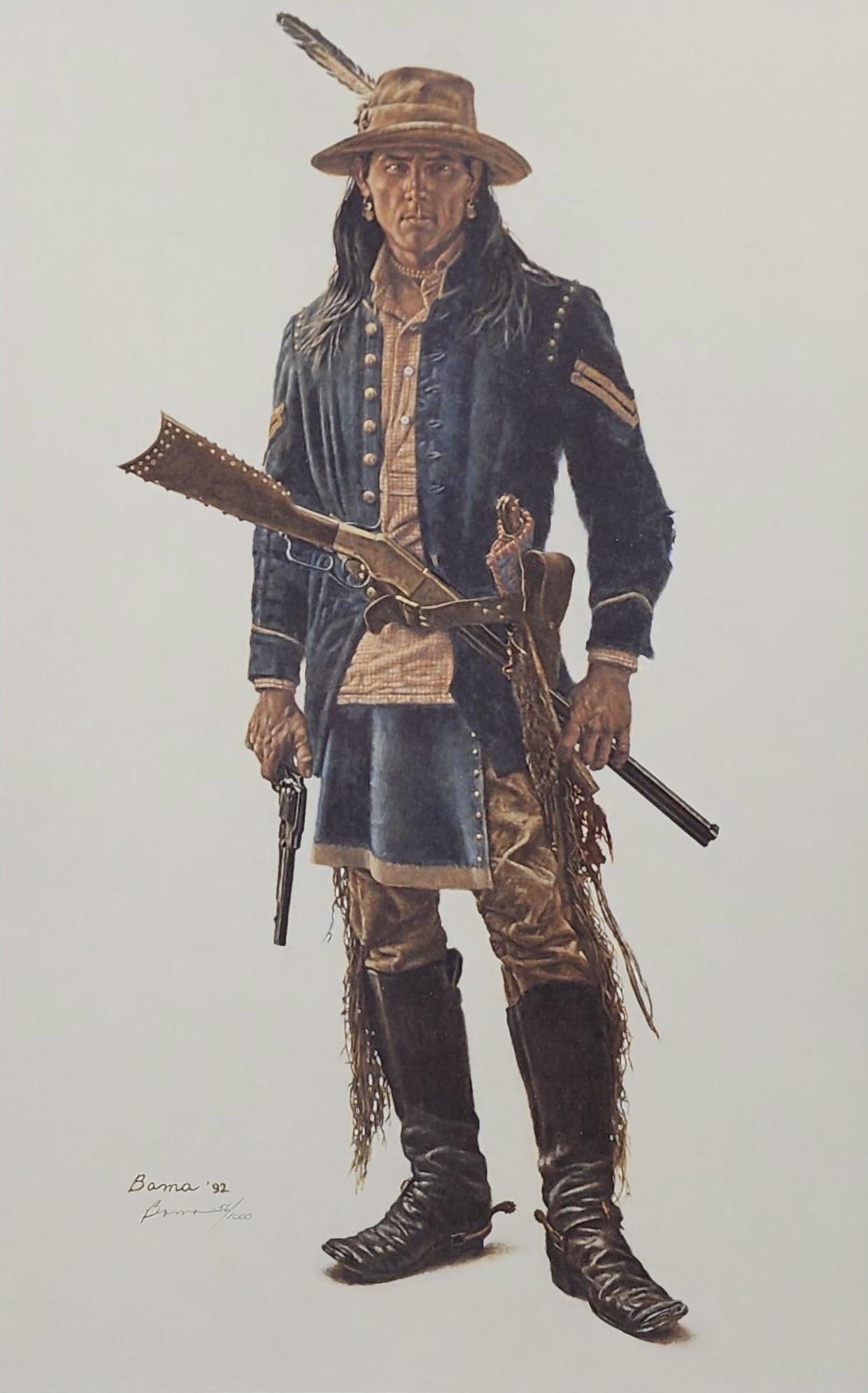 James Bama | Crow Cavalry Scout | MutualArt