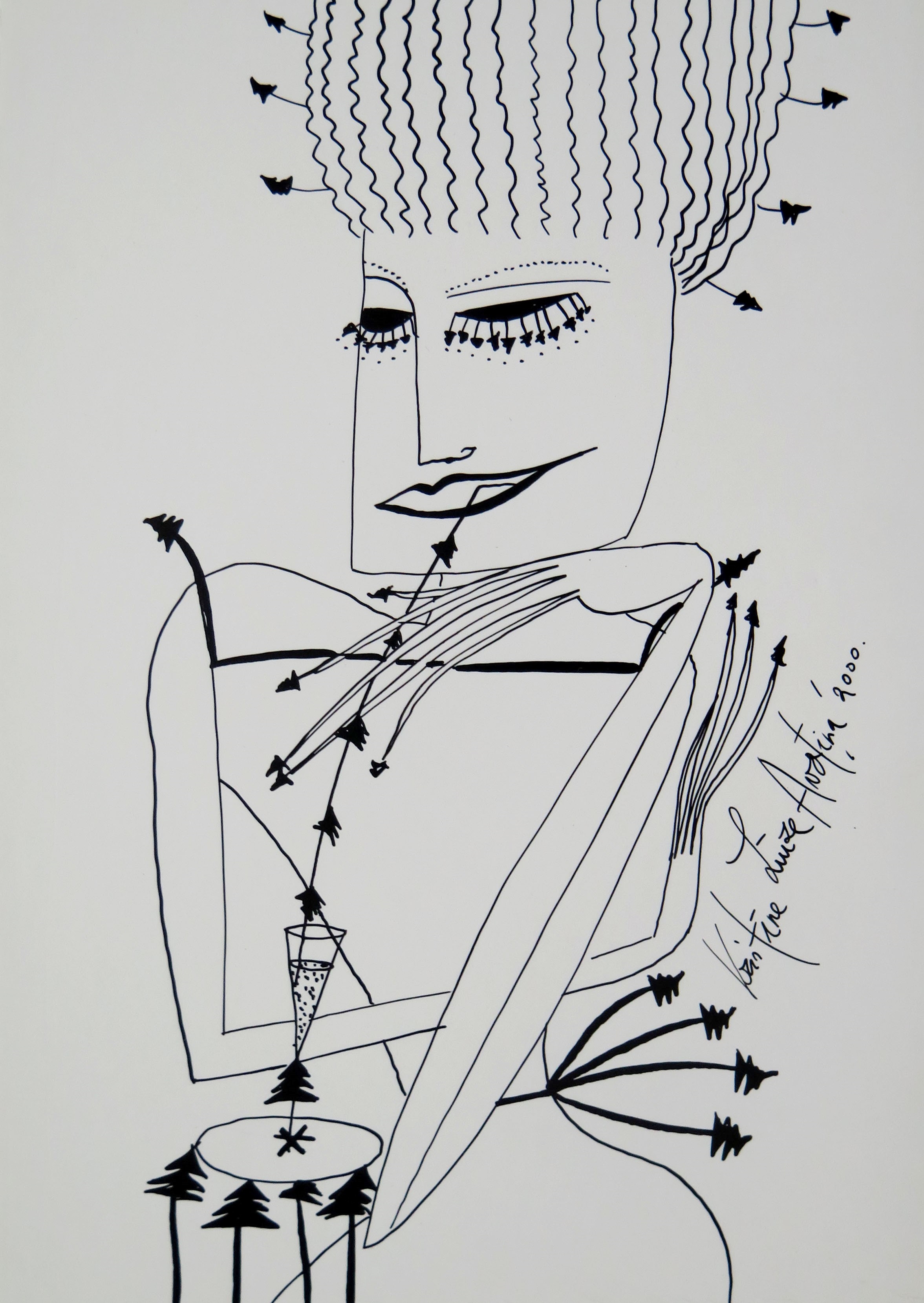 Kristīne Luīze Avotiņa | Vakara kokteilis 2000 (2000) | MutualArt