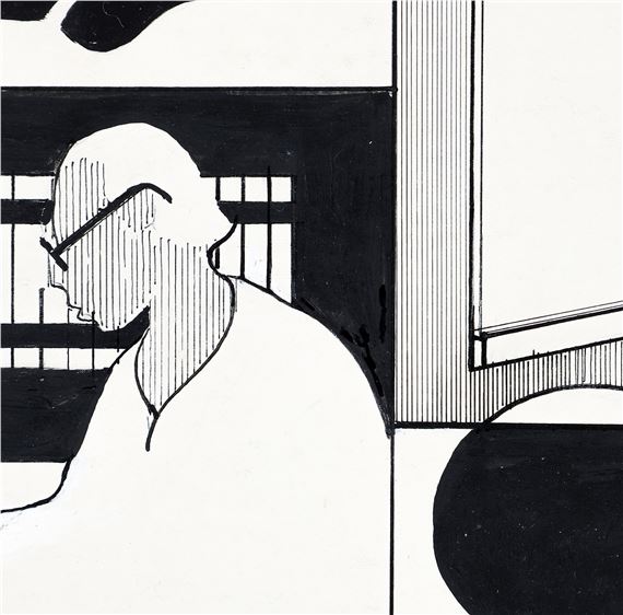 Harold Neal | Pencil drawing of seated nude on illustration board ...