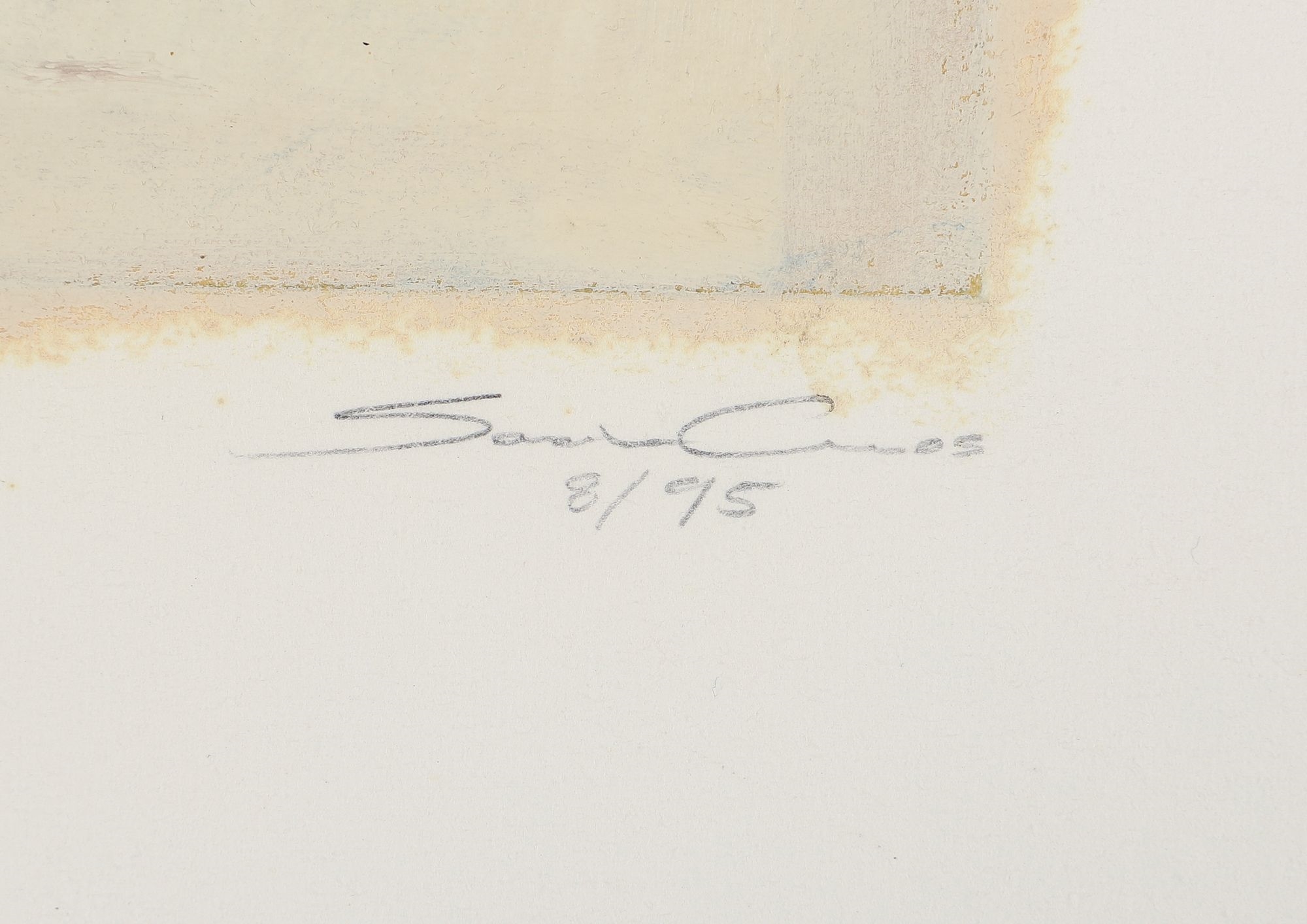 Sarah Amos | Untitled Monotypes (1995) | MutualArt