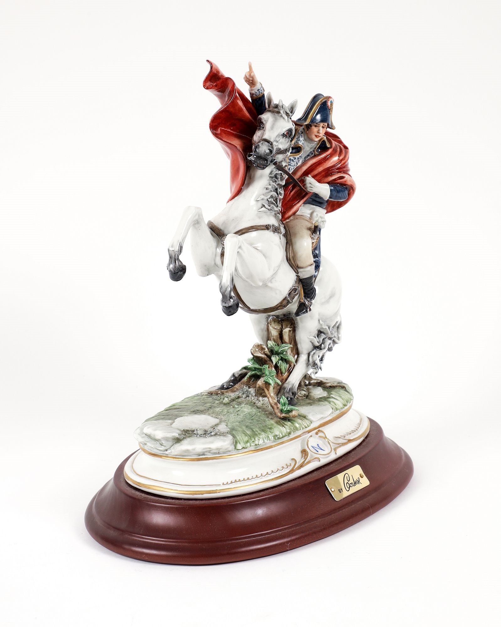 Germano Cortese | Napoleon Leading the Army Capodimonte porcelain ...