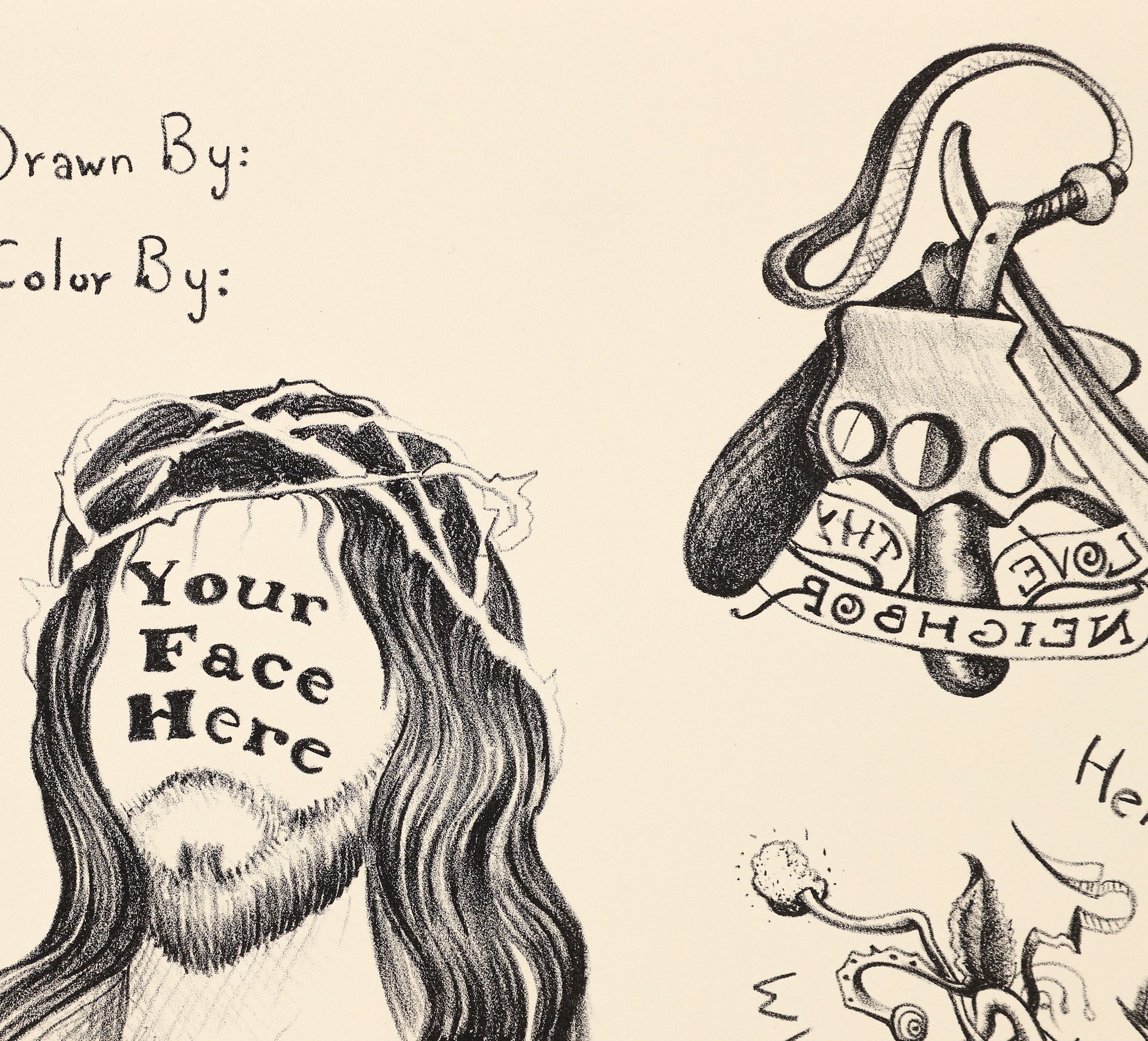 Nick Bubash | 2 Sheets of Tattoo Flash | MutualArt