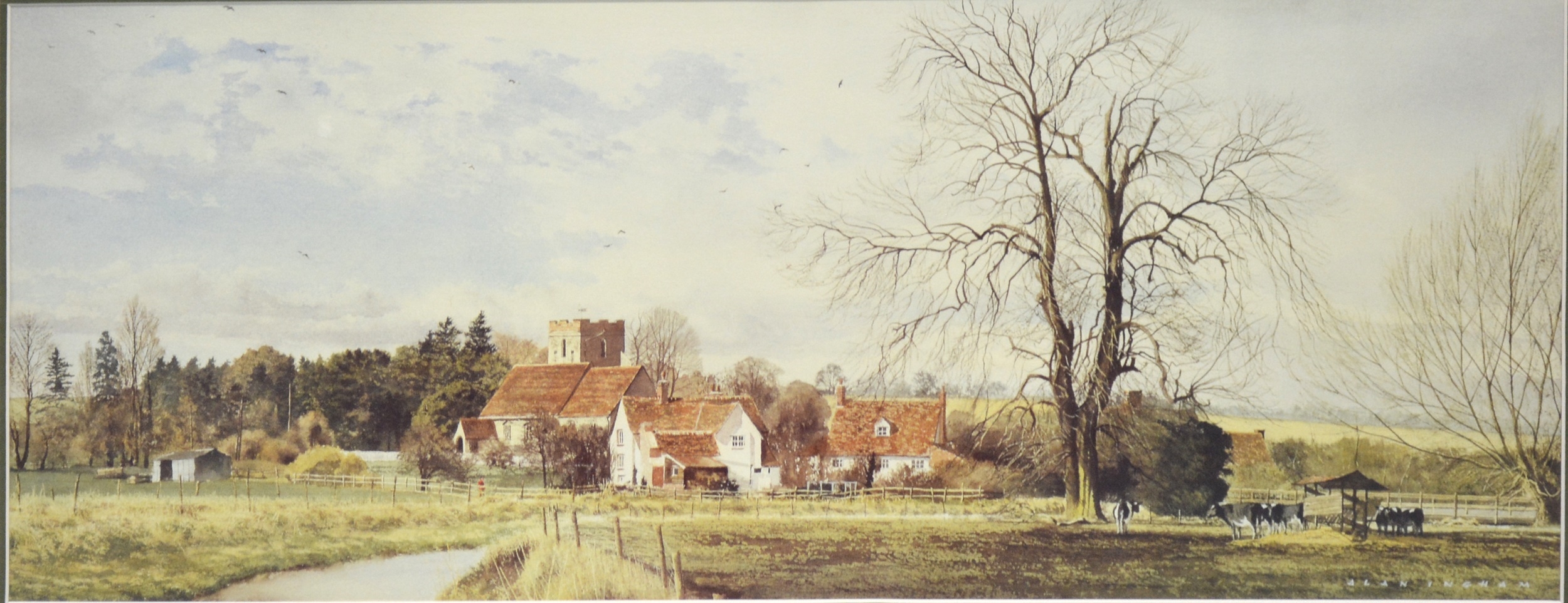 Alan Ingham | five farming landscapes, including Upperwall Farm, Saintbury nr Broadway ...