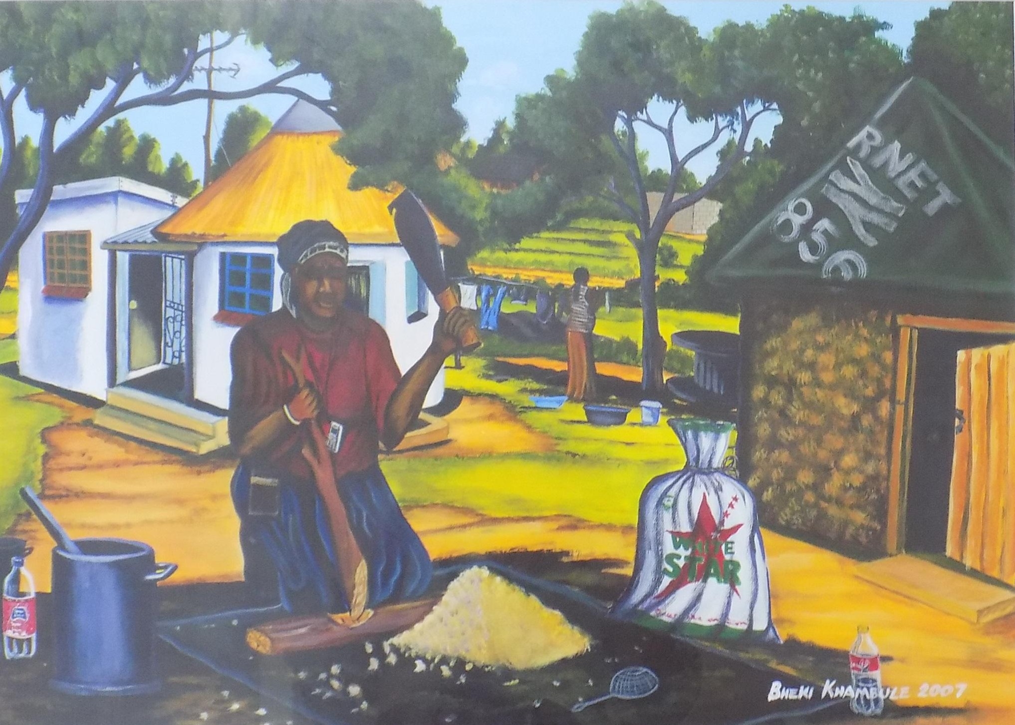 Bheki Khambule | Making Muthi (1977) | MutualArt