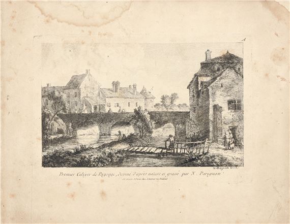 Nicolas Perignon | Premier- sixième cahier de paysage, dessiné d'après ...