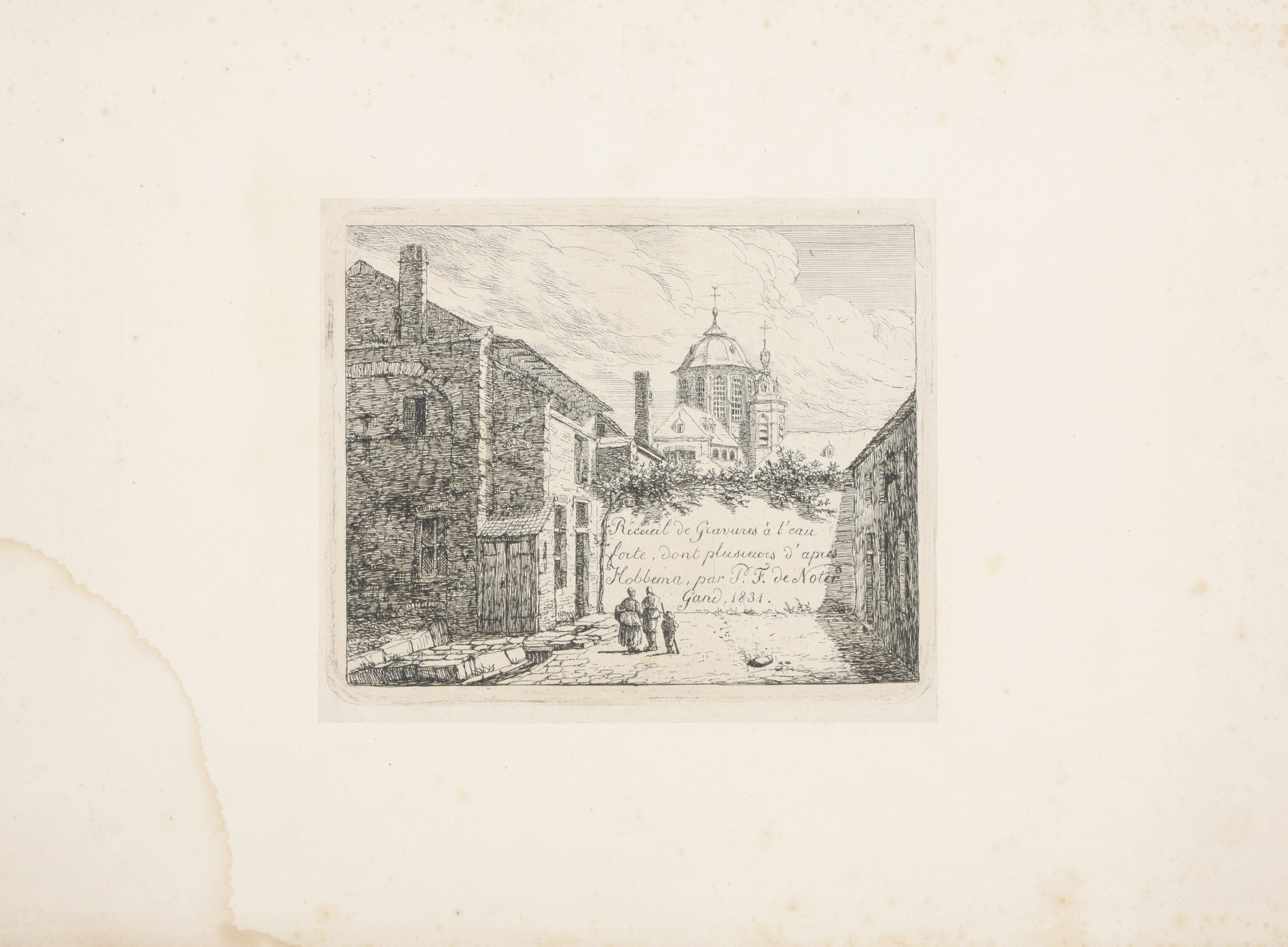 Pieter Frans Ii de Noter | Recueil de gravures à l'eau forte dont ...