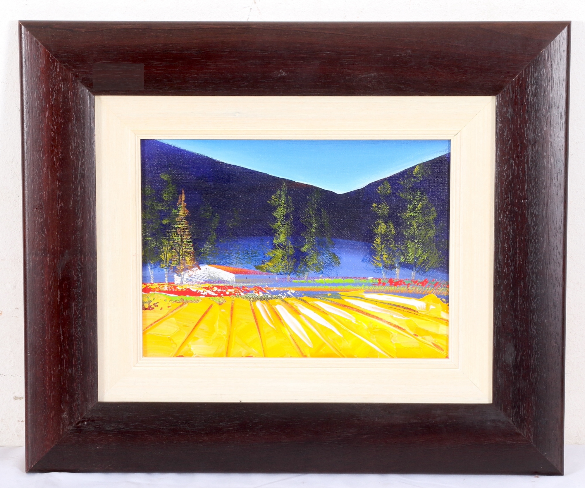 Jacques Krugel | VIEW OF THE FARM PAST THE YELLOW FIELDS | MutualArt