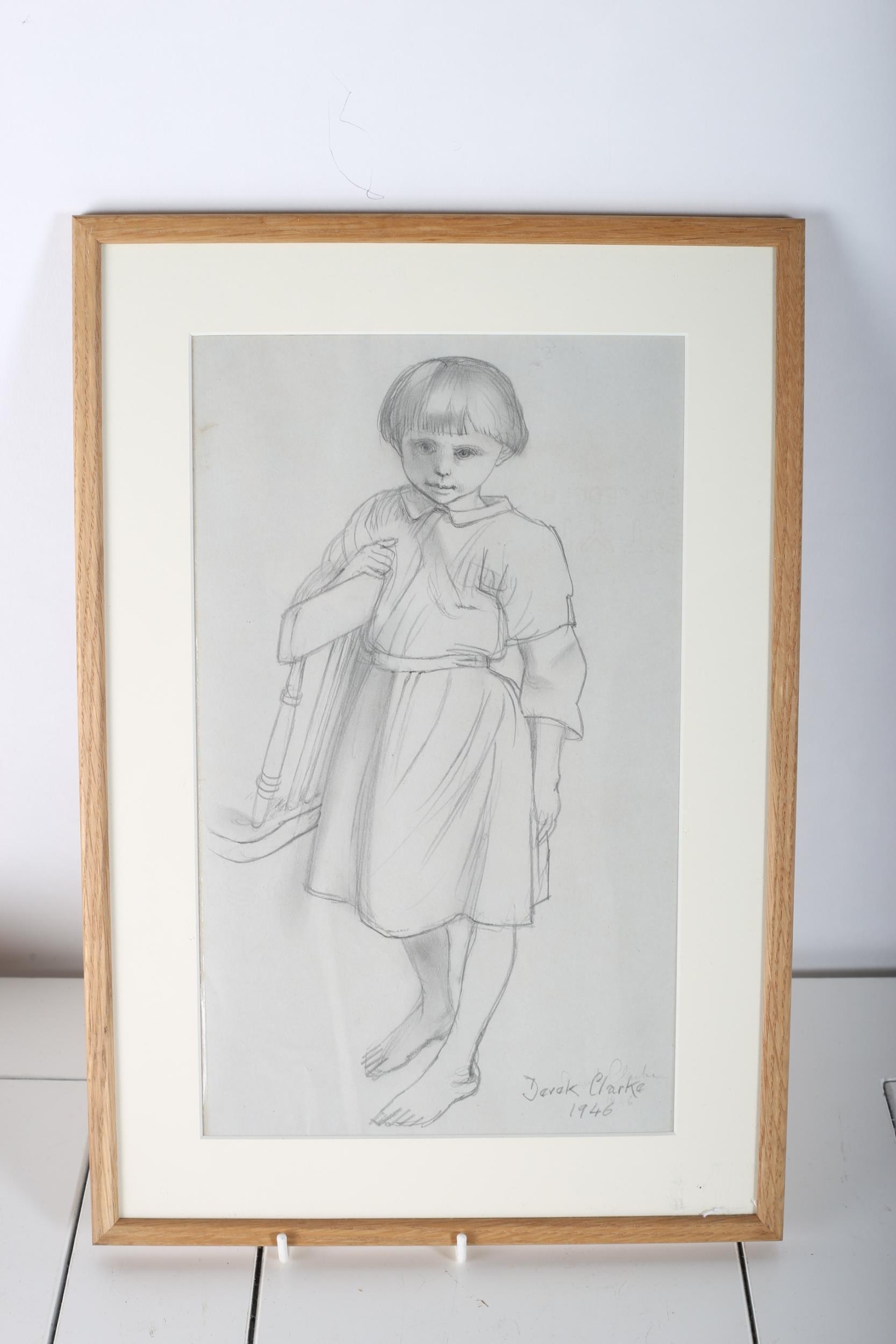 Derek Clarke | Standing Girl (1946) | MutualArt