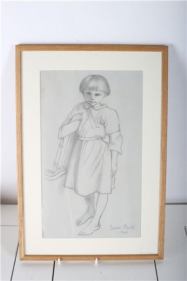 Derek Clarke | Standing Girl (1946) | MutualArt