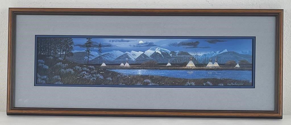 Guy Rowbury | Montana Indian Print | MutualArt