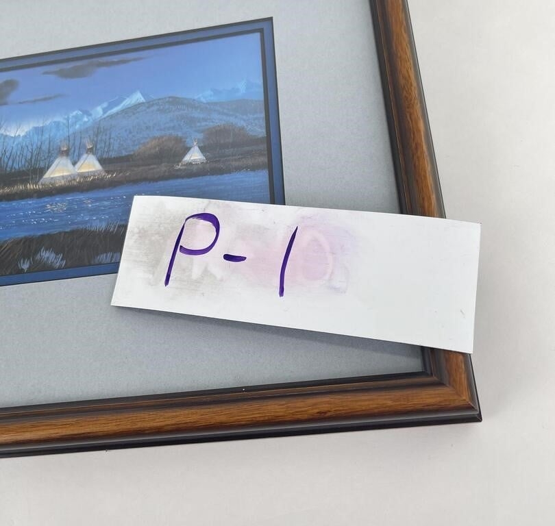 Guy Rowbury | Montana Indian Print | MutualArt