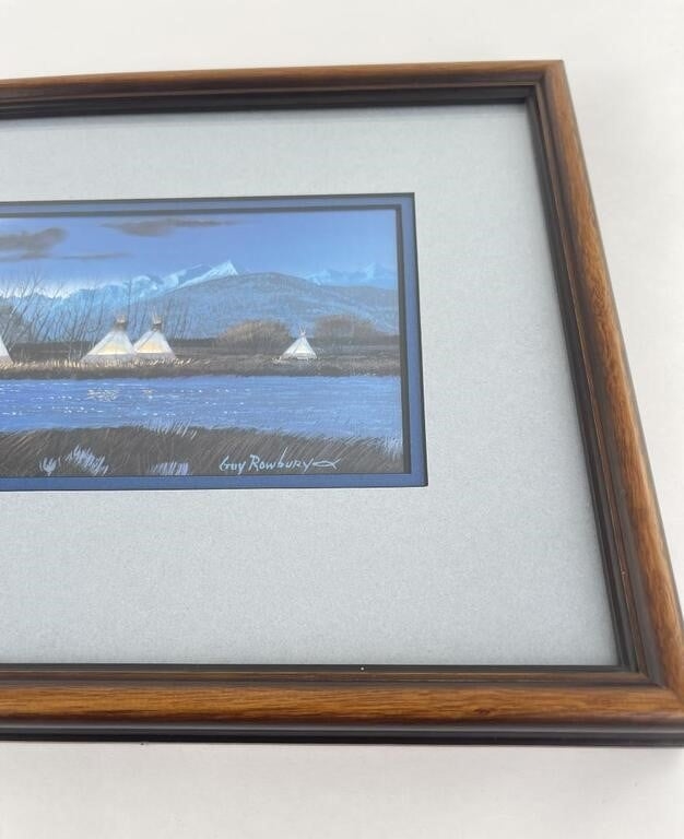 Guy Rowbury | Montana Indian Print | MutualArt