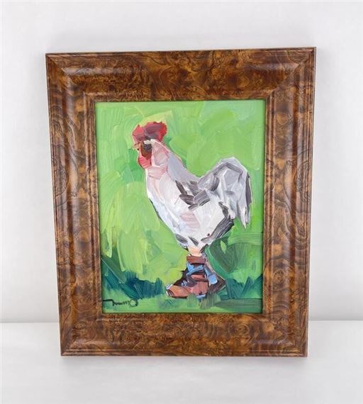 Jose Trujillo | Jose Trujillo Swag Chicken Oil Painting | MutualArt