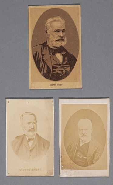 Etienne Carjat | Portrait of Victor Hugo; Two representations of Victor ...