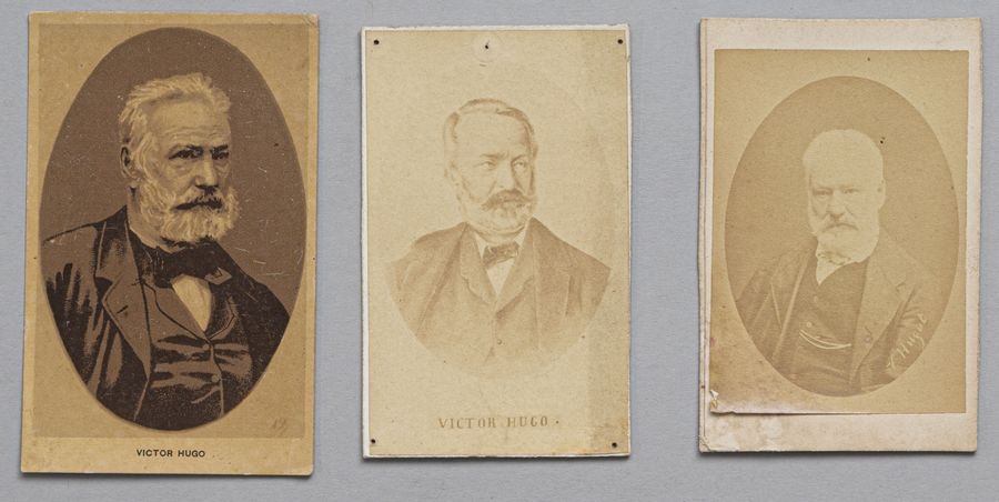 Etienne Carjat | Portrait of Victor Hugo; Two representations of Victor ...