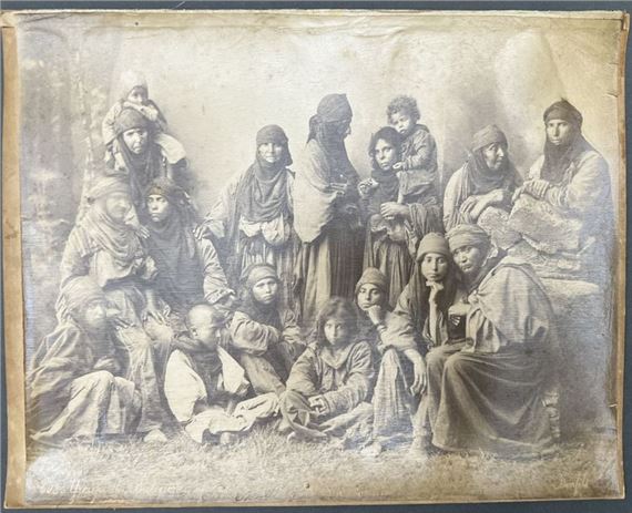 Félix Bonfils | Group of Syrian Bedouins | MutualArt