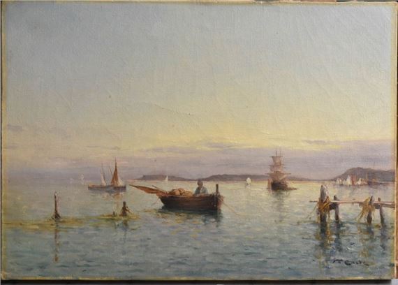 Victor Coste | Victor COSTE (1844-1923) Marine Oil on canvas,... - Lot ...