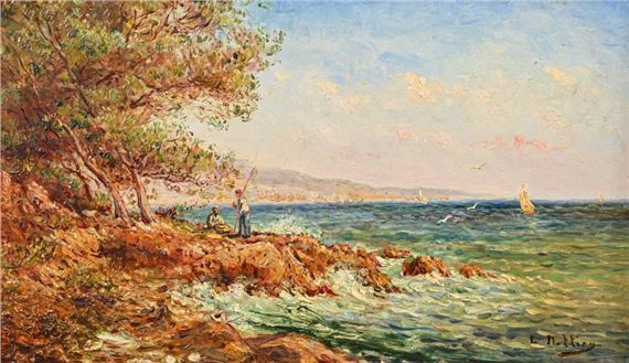 Louis Nattero | Louis NATTERO (1870-1915) Fishermen on the... - Lot 326 - De Baecque et Associés ...