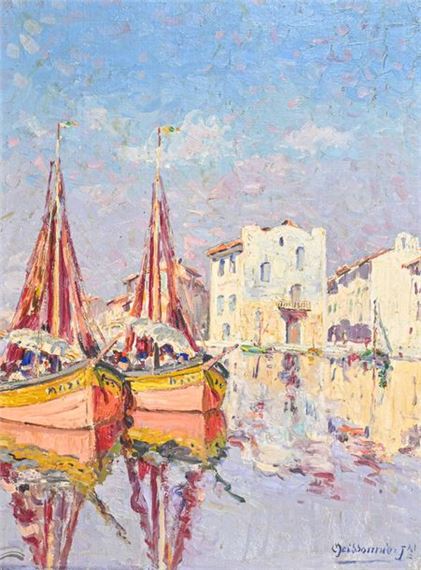 Joseph Meisonnier | JOSEPH MEISSONNIER (1864-1943) Sailboats... - Lot ...