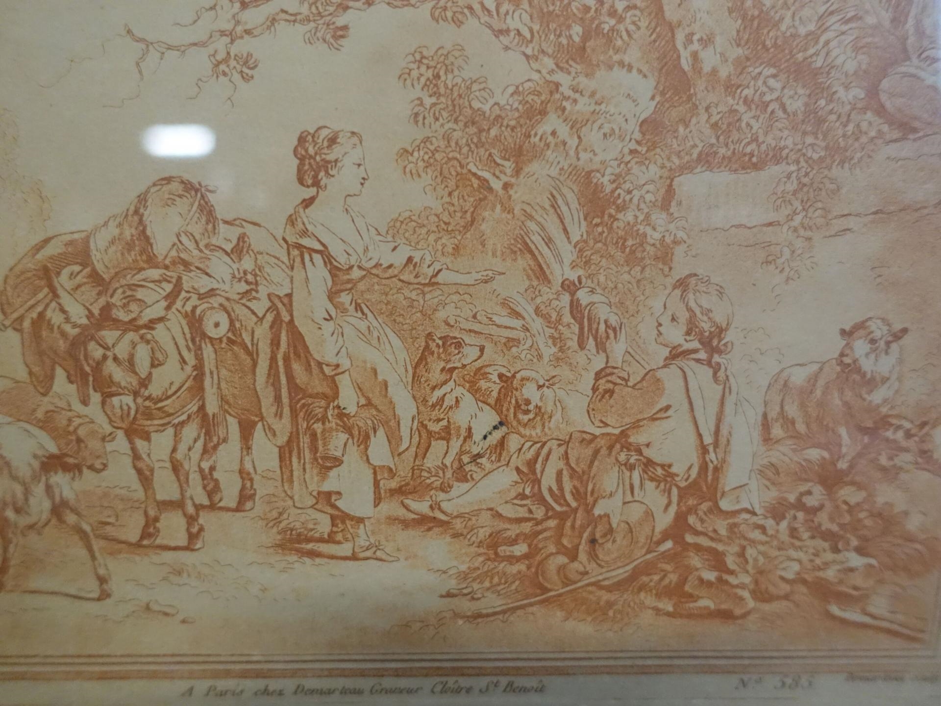 Jean-Baptiste Huet | après HUET Jean-Baptiste, par DEMARTEAU - Scènes pastorales | MutualArt