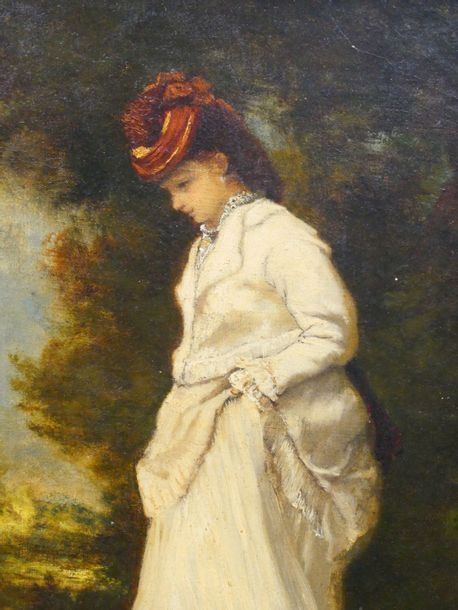 Léon Richet | 40,5 x 32cm Dimensions with the frame : 56 x 48 cm The ...