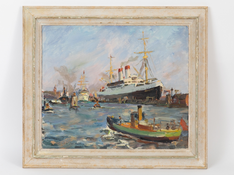 Hans Zank | Hamburger Hafen | MutualArt