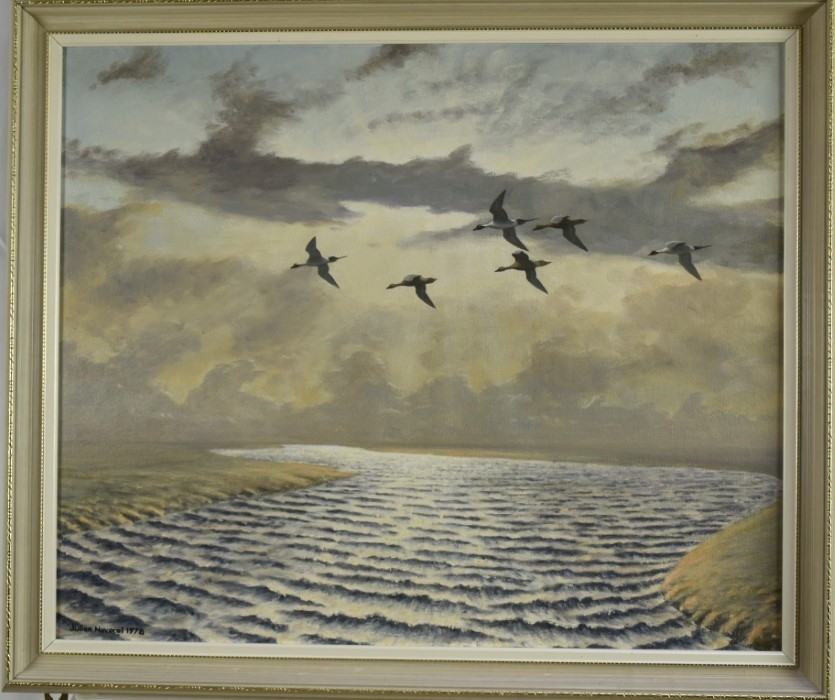 Julian Novorol | Pintail on a windy afternoon (1978) | MutualArt