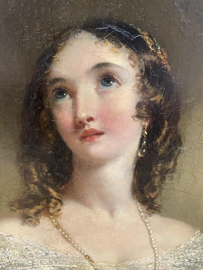 Edmond Thomas Parris | Portrait of Louise | MutualArt