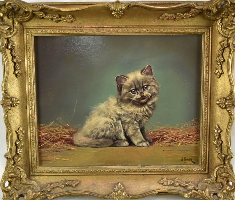 Alicia J. Leman | A British short hair kitten | MutualArt