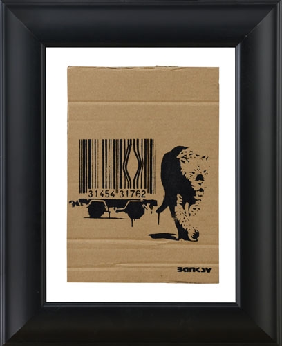 Banksy | Barcode leopard (2015) | MutualArt