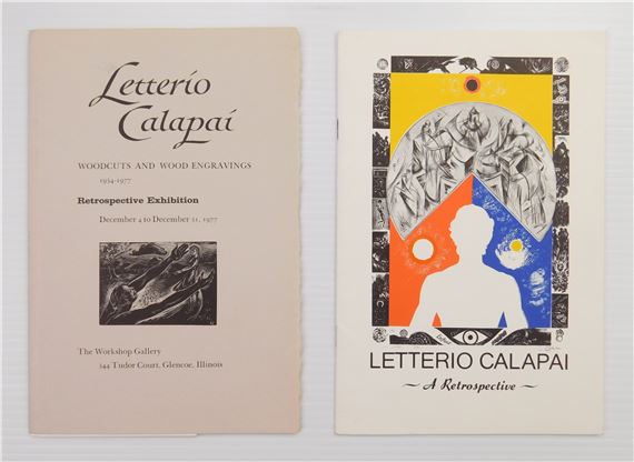 Letterio Calapai | Christmas and 2 exhibition catalogs | MutualArt