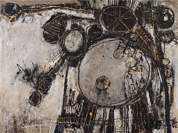 Dick Frizzell | Clustered Forms (1965) | MutualArt